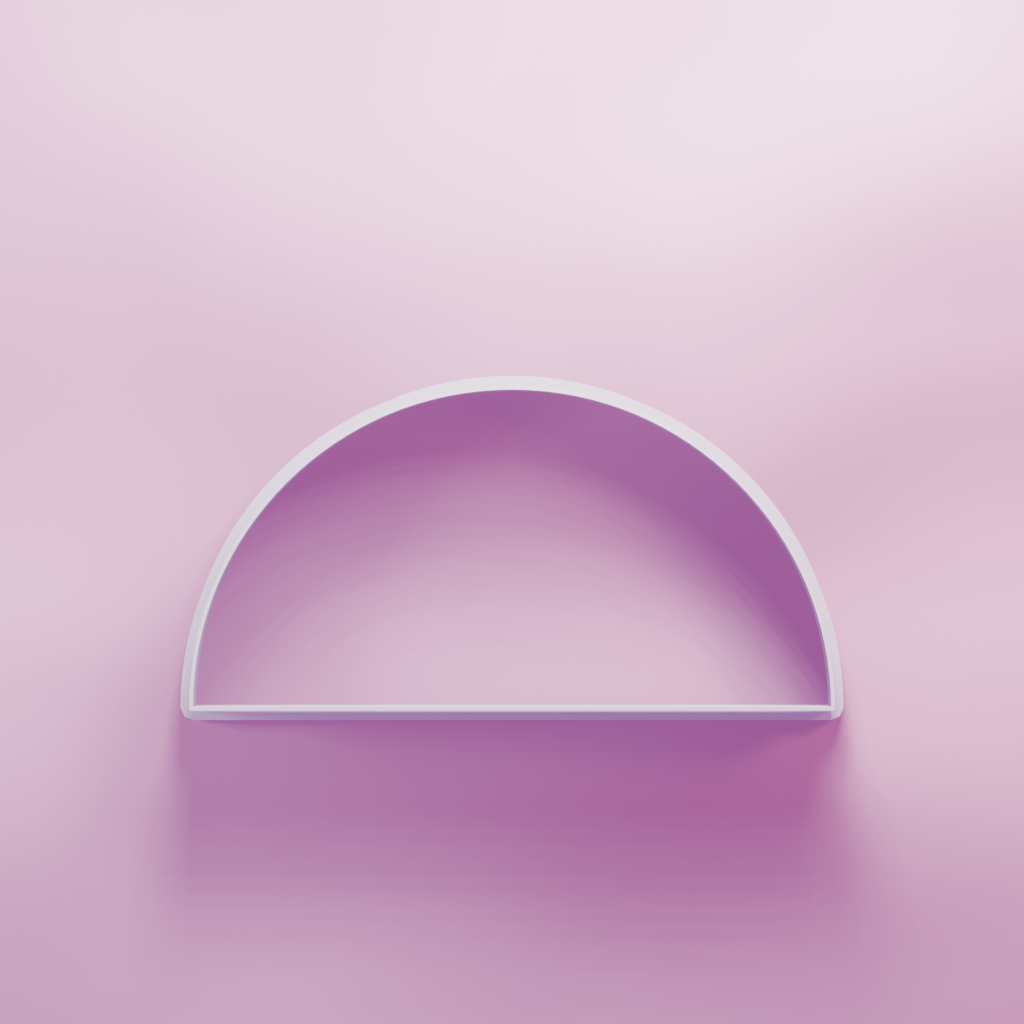 Semi Circle Cookie Cutter – Cutting About